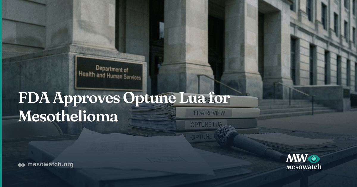 FDA Approves Optune Lua for Mesothelioma | MesoWatch