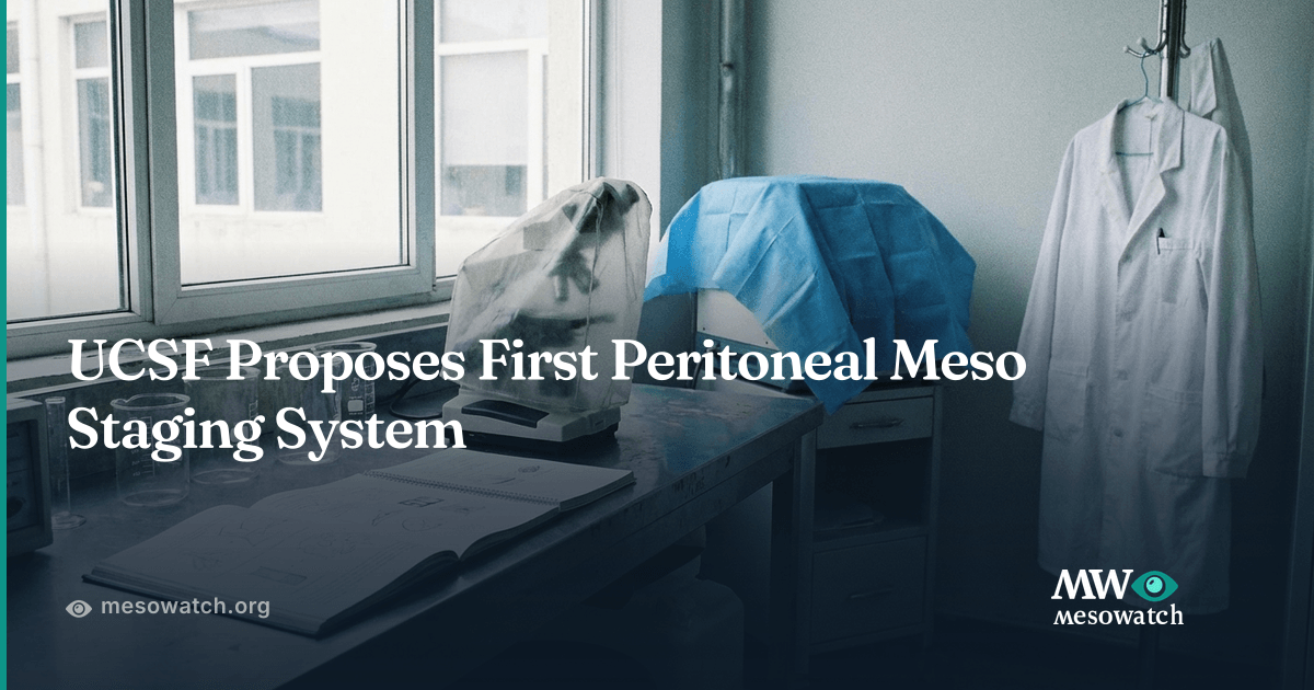 UCSF Proposes First Peritoneal Meso Staging System | MesoWatch