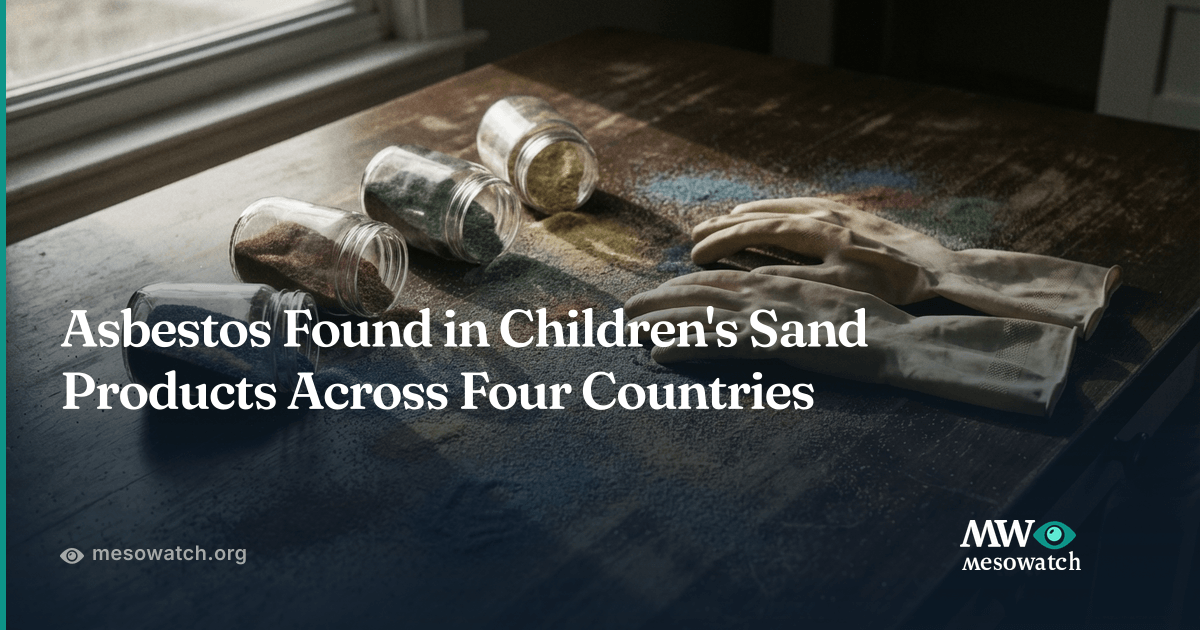 Asbestos in Children's Sand Products: Eight Countries, Zero US Action ...